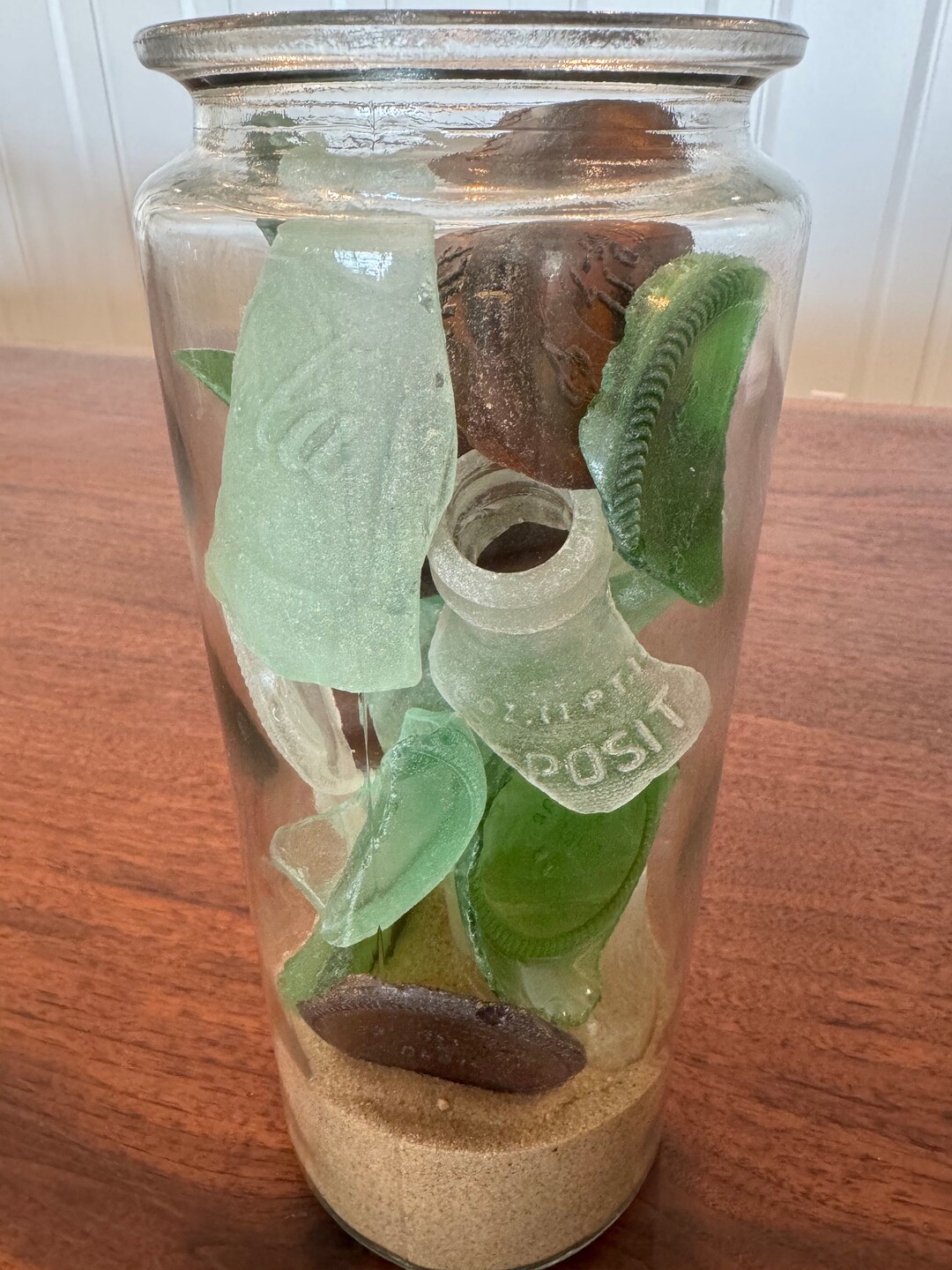 Coastal Decor Centerpiece Art wild Nights Keep Calling Art, Glass ...