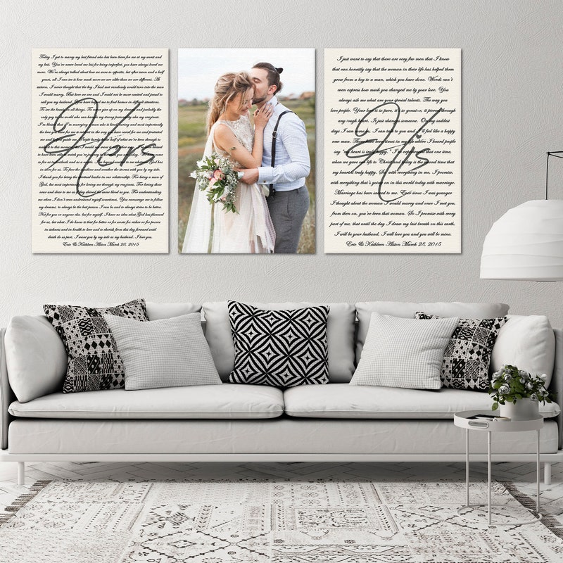 Wedding Vow Art - Etsy