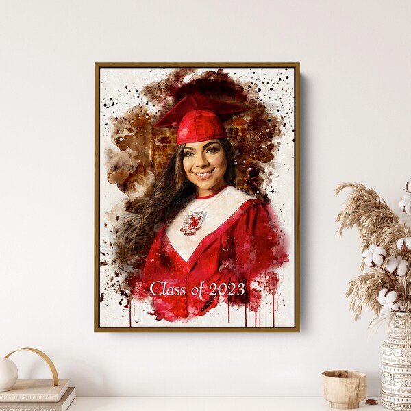 Watercolor Paintings Graduation - Etsy