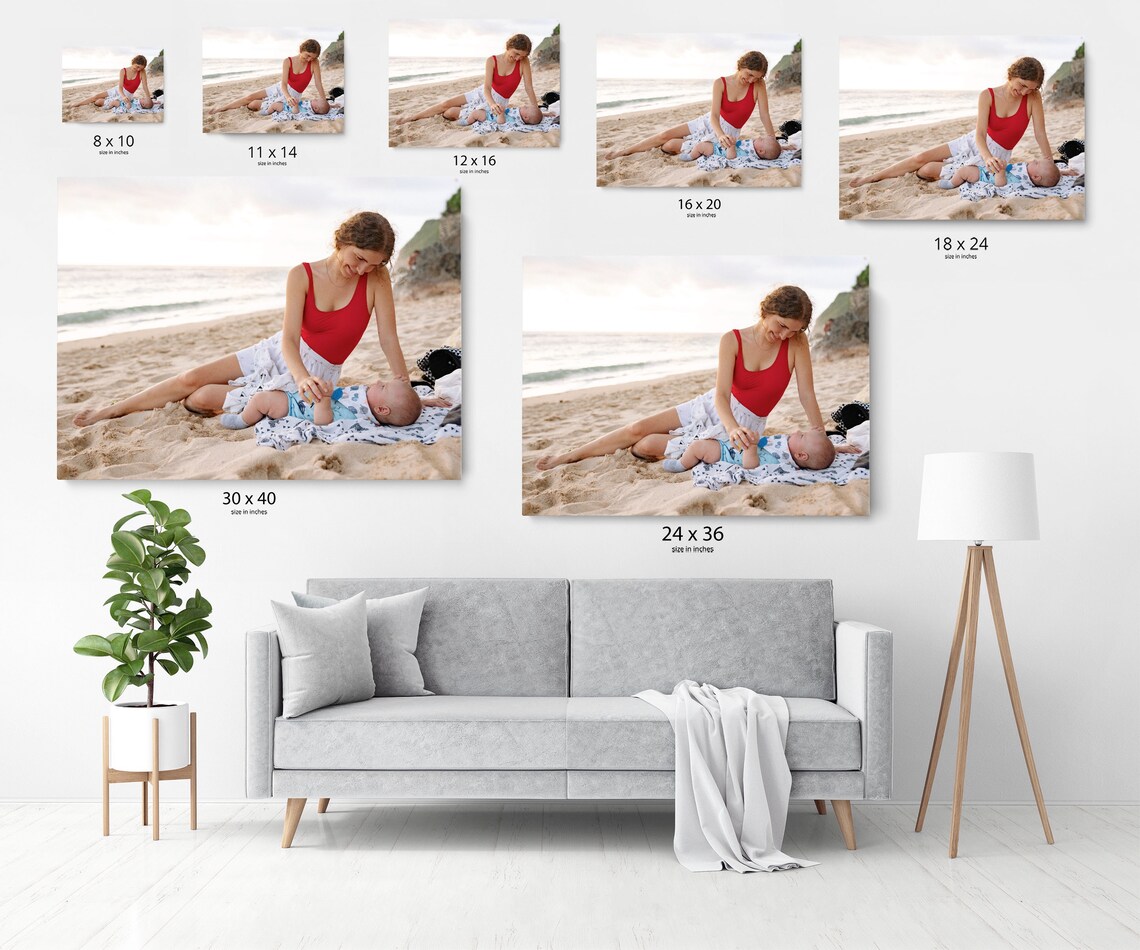 Family photo canvas print Photos to canvas Family picture | Etsy