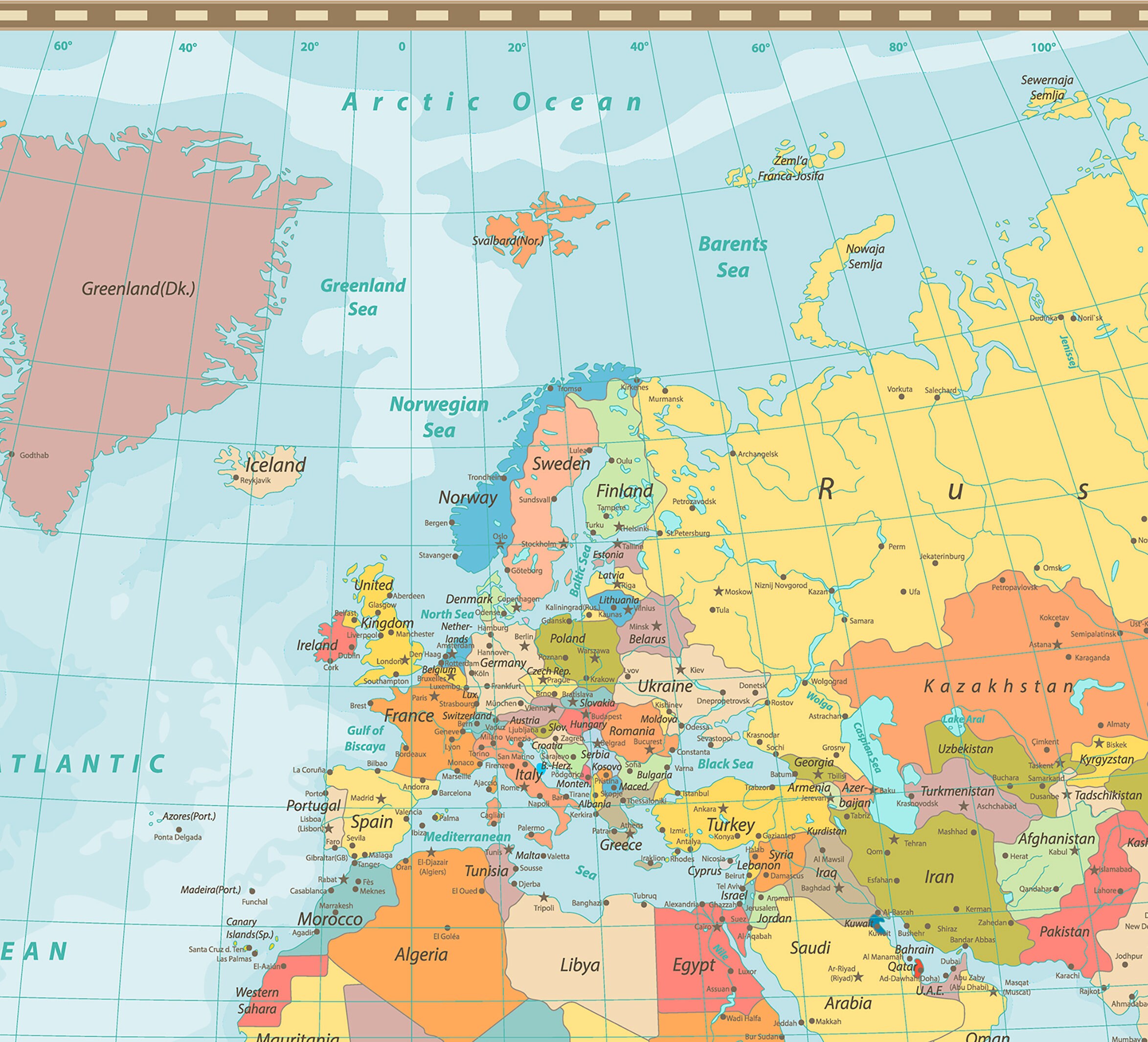 World Map Canvas Print: Push Pin Design - Modern Travel Decor - Etsy