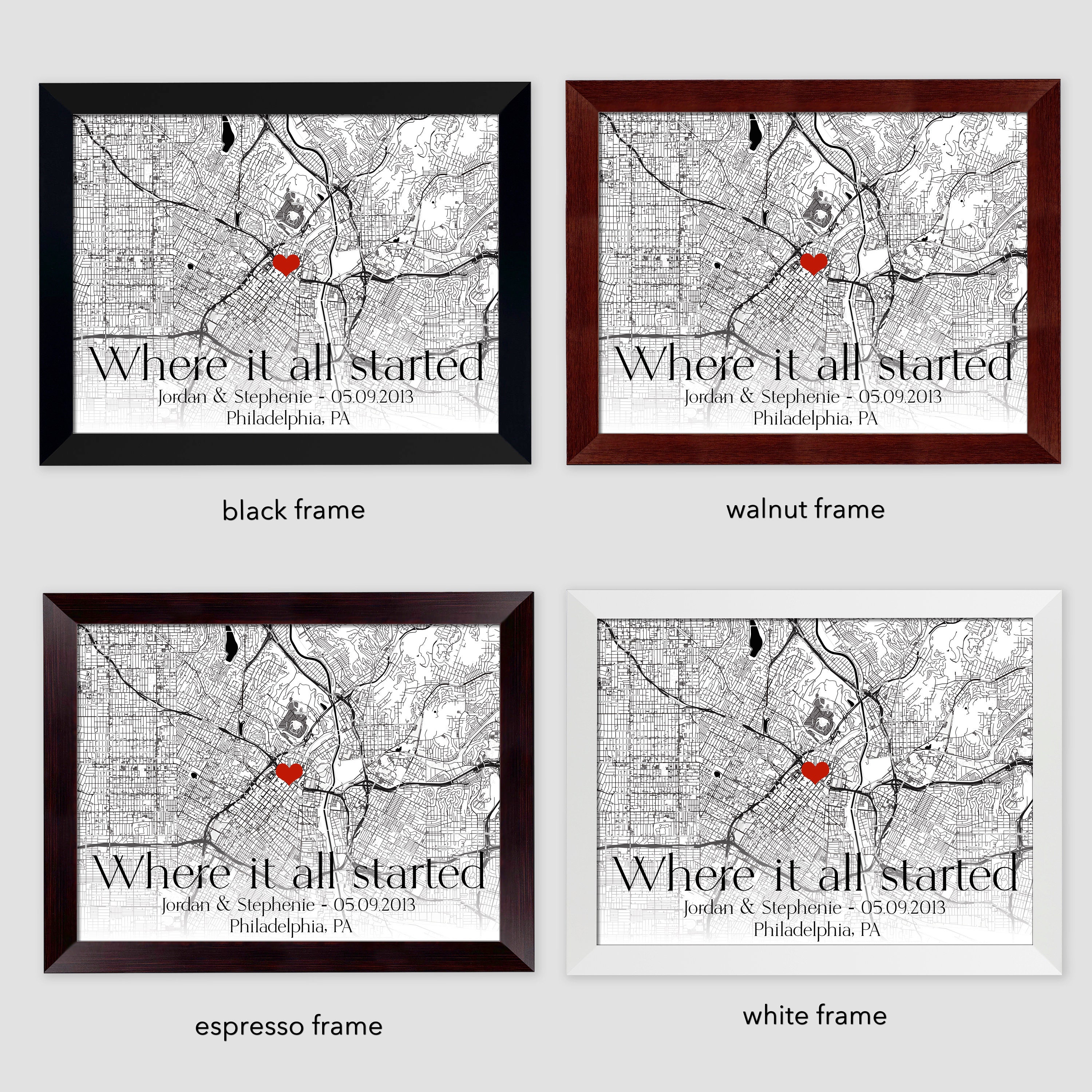Custom Street Map, Custom City Art, Personalized Address Map, Going ...