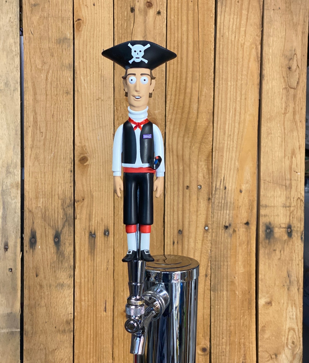 Fast Times at Ridgemont High Beer Tap Handle Brad Hamilton Pirate - Etsy