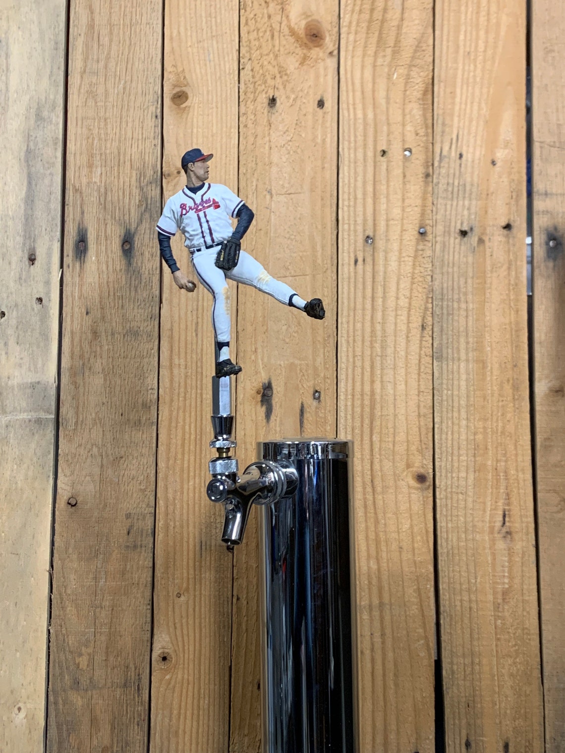 Atlanta Braves Baseball Beer Keg Tap Handle MLB Greg Maddux | Etsy