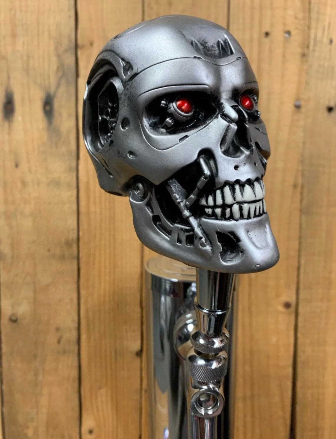 The Terminator Beer Keg Tap Handle | Etsy