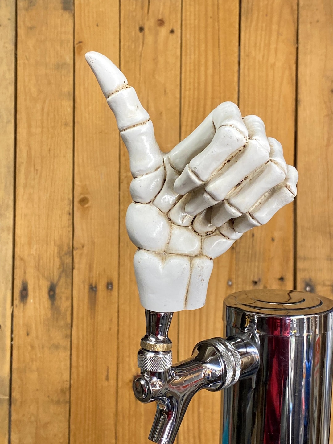 Skeleton Hand Tap Handle for Beer Keg Kegerator Shorter Version - Etsy