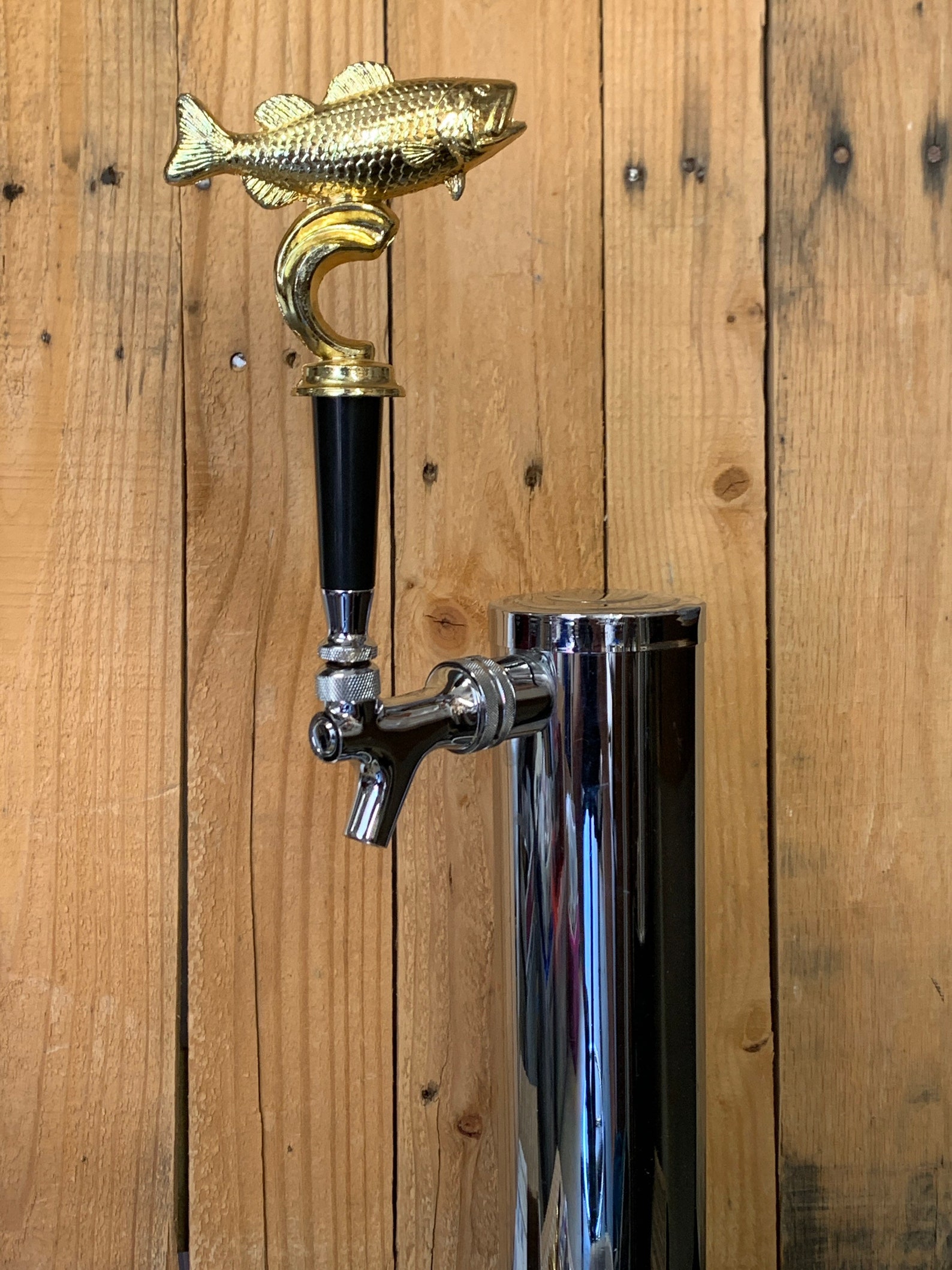 Bass Fishing Trophy Tap Handle for Beer Kegerator - Etsy