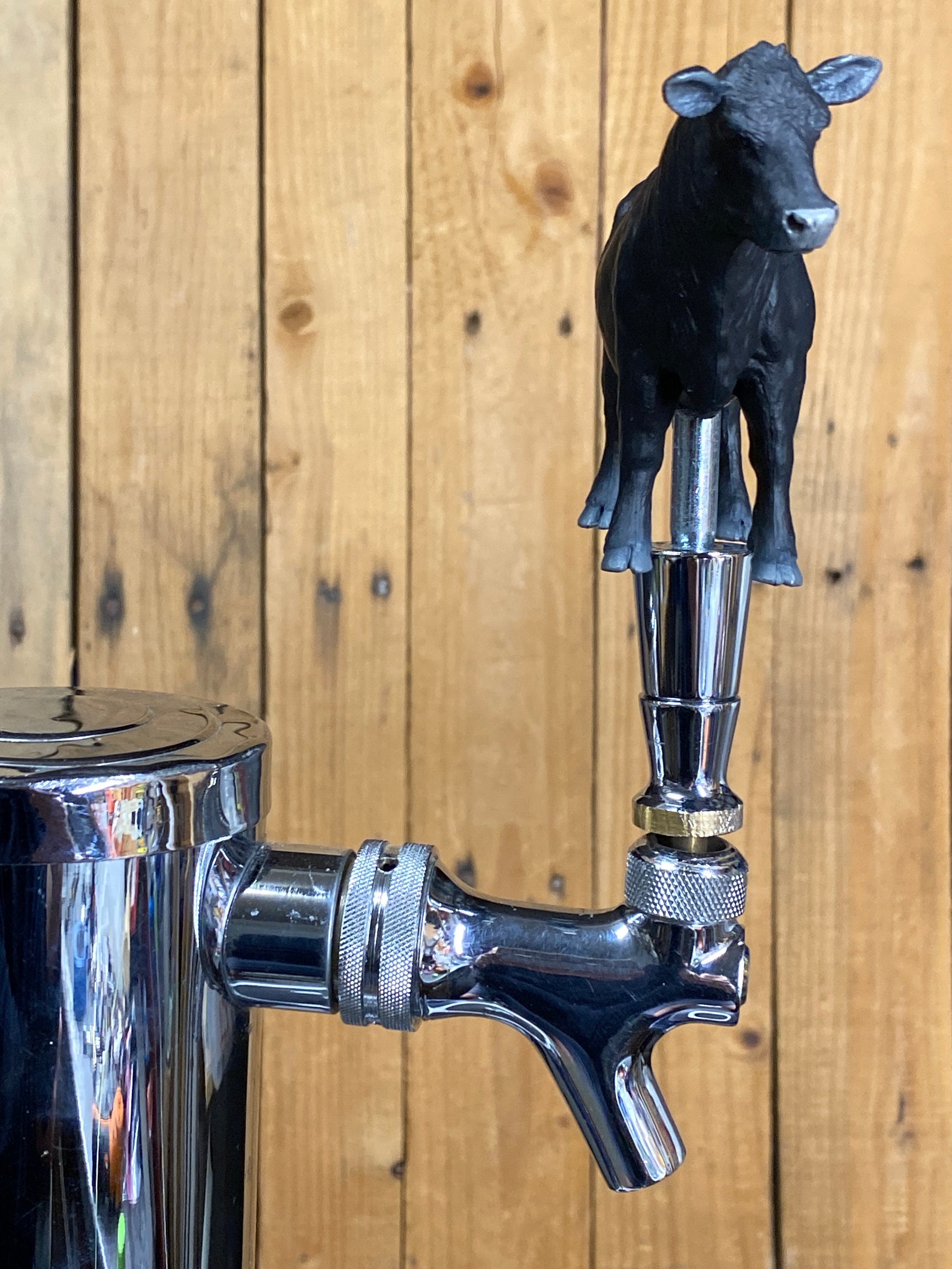 Black Angus Cow Beer Tap Handle - Etsy