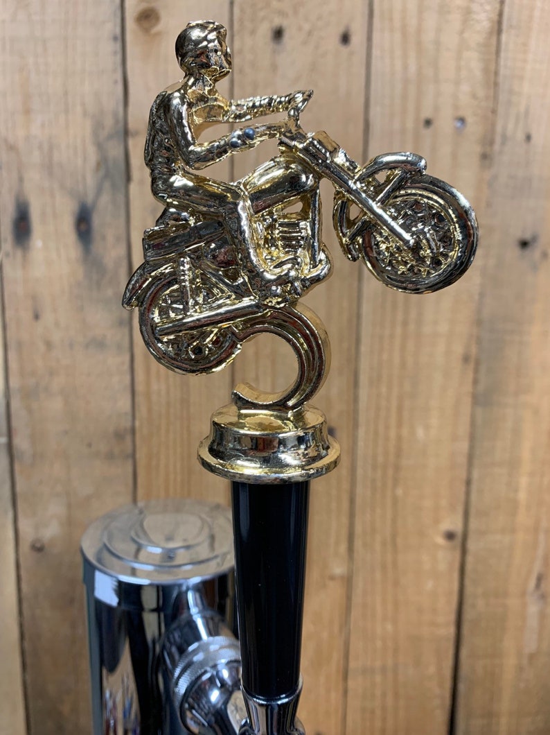 Motorcycle Trophy Tap Handle for Beer Kegerator Gold Metal | Etsy