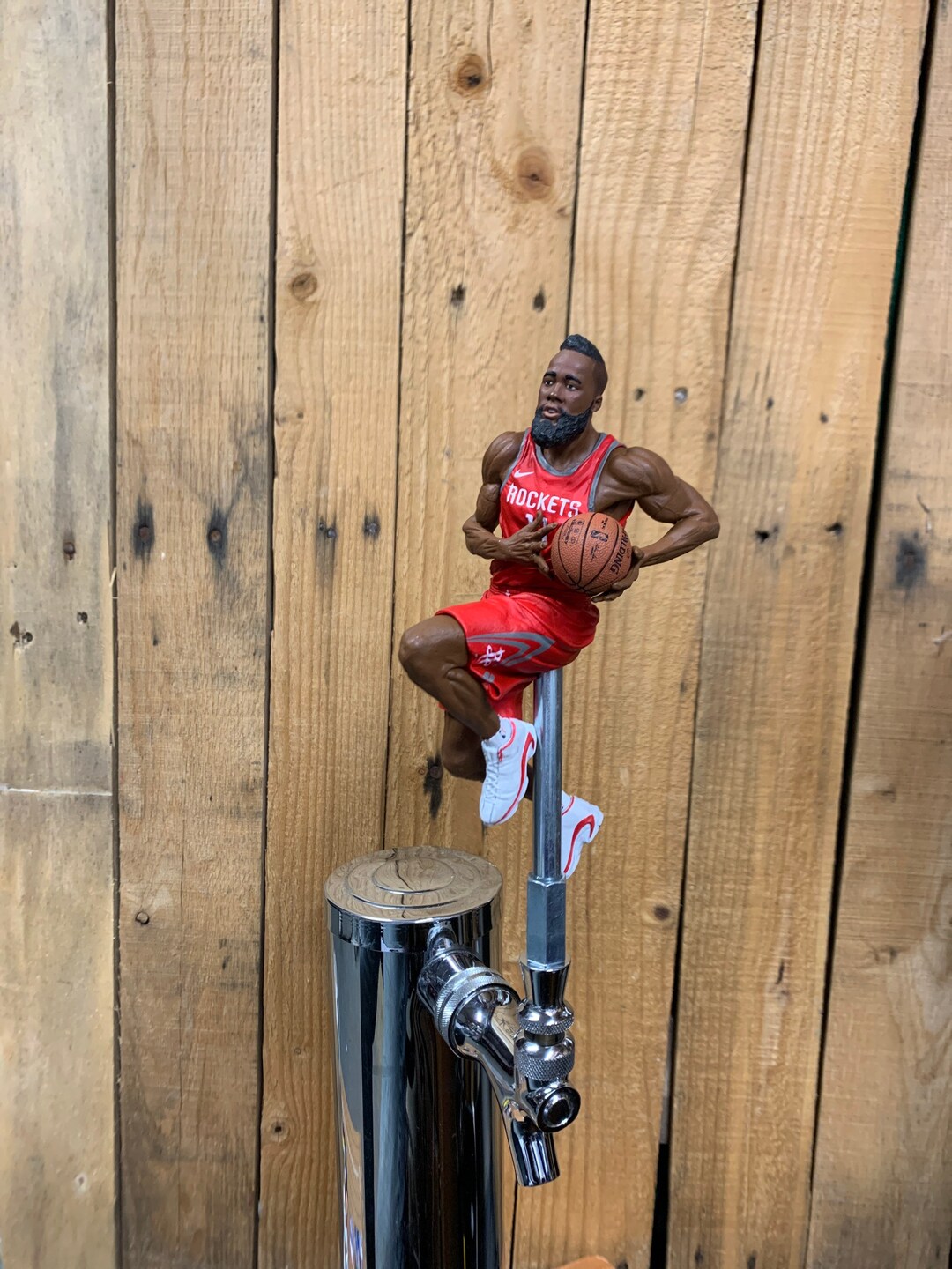 Houston Rockets Basketball Beer Keg Tap Handle NBA James Harden - Etsy