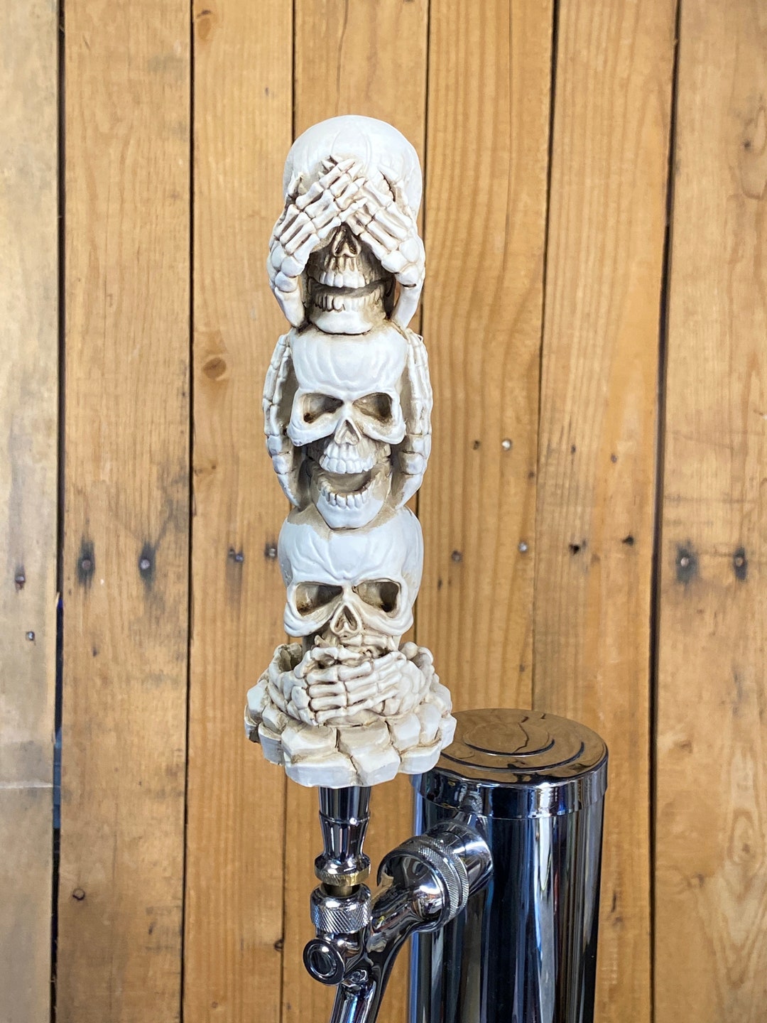 Stack of Skulls Beer Tap Handle - Etsy