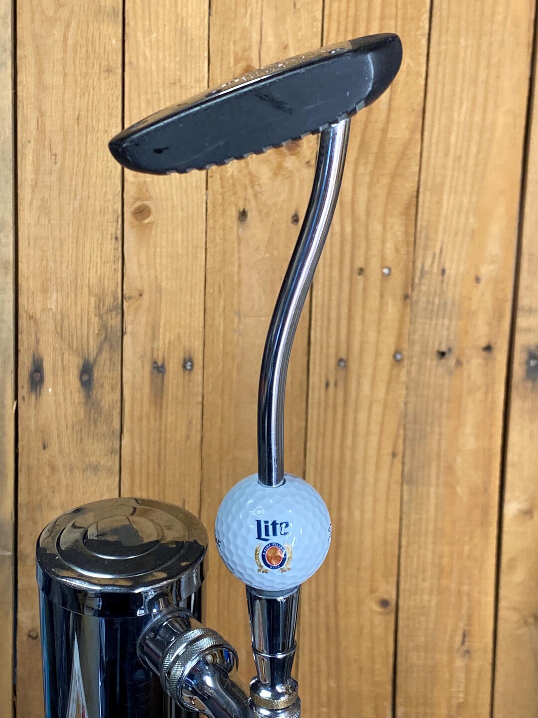 Miller Lite Beer Tap Handle Putter Golf Club and Titleist Ball - Etsy