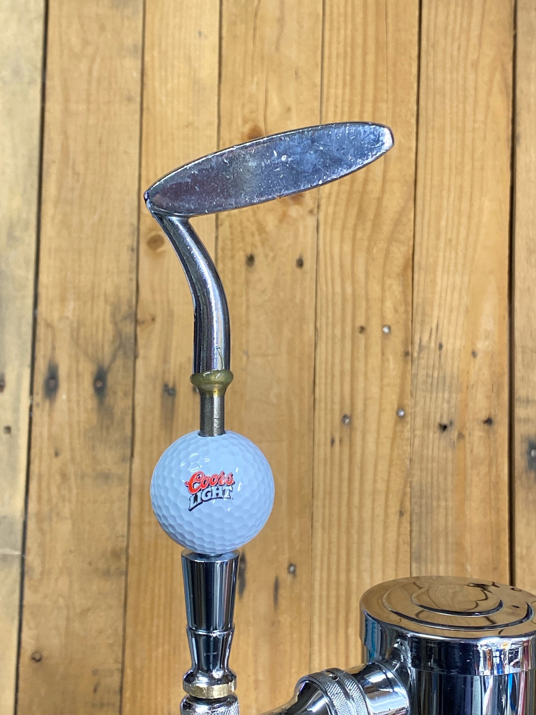 Coors Light Beer Tap Handle Putter Golf Club and Vintage Ball - Etsy