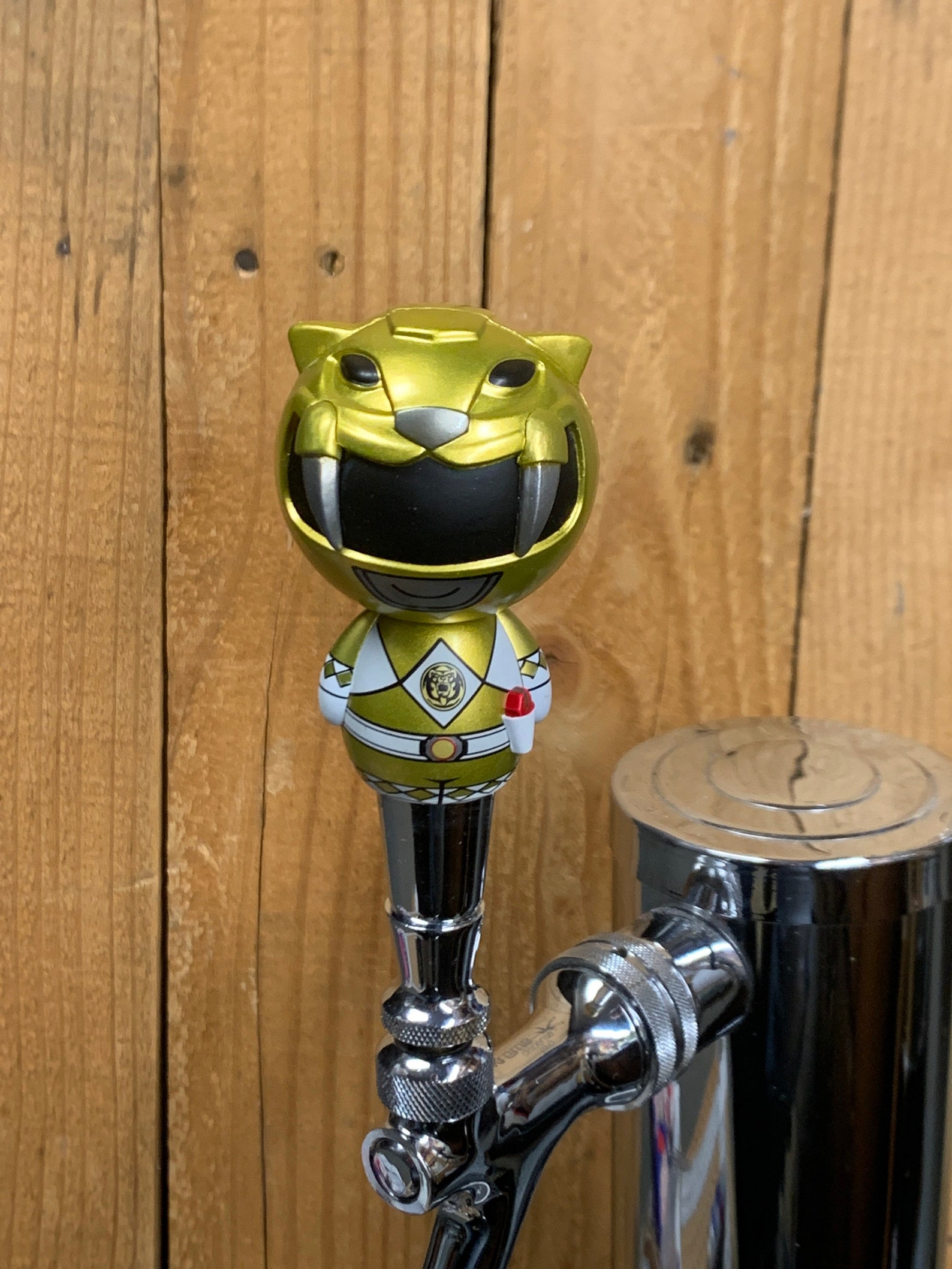 Mighty Morphin Power Rangers Beer Keg Mini Tap Handle Yellow | Etsy