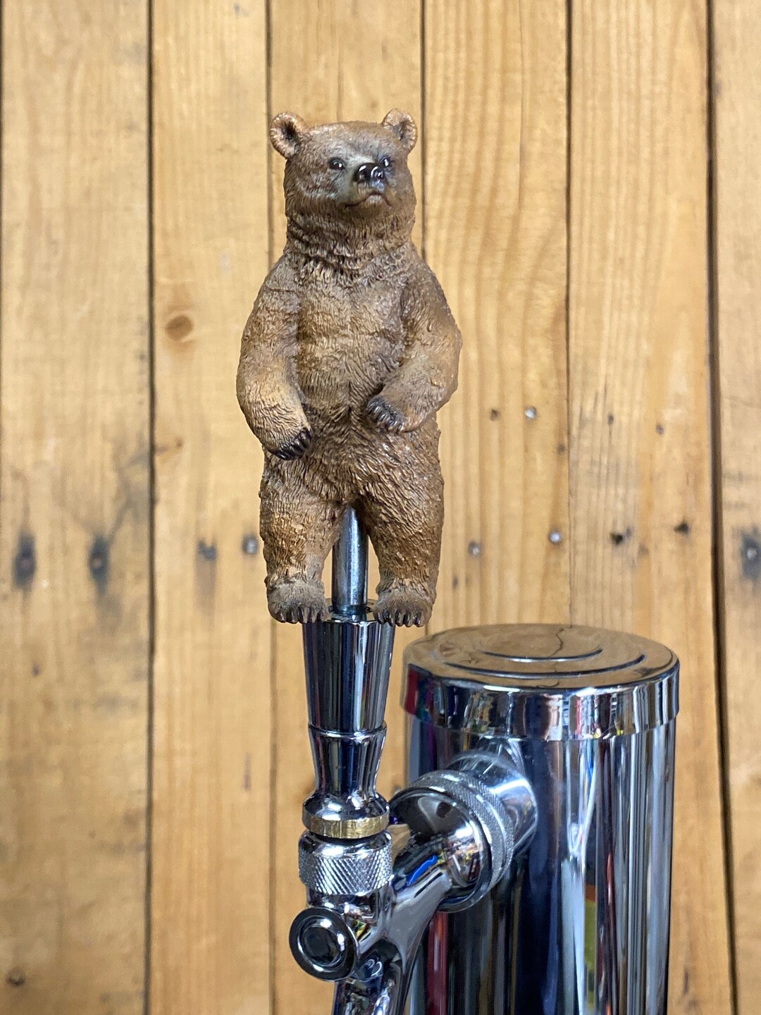Grizzly Bear Mini Beer Tap Handle Mama - Etsy