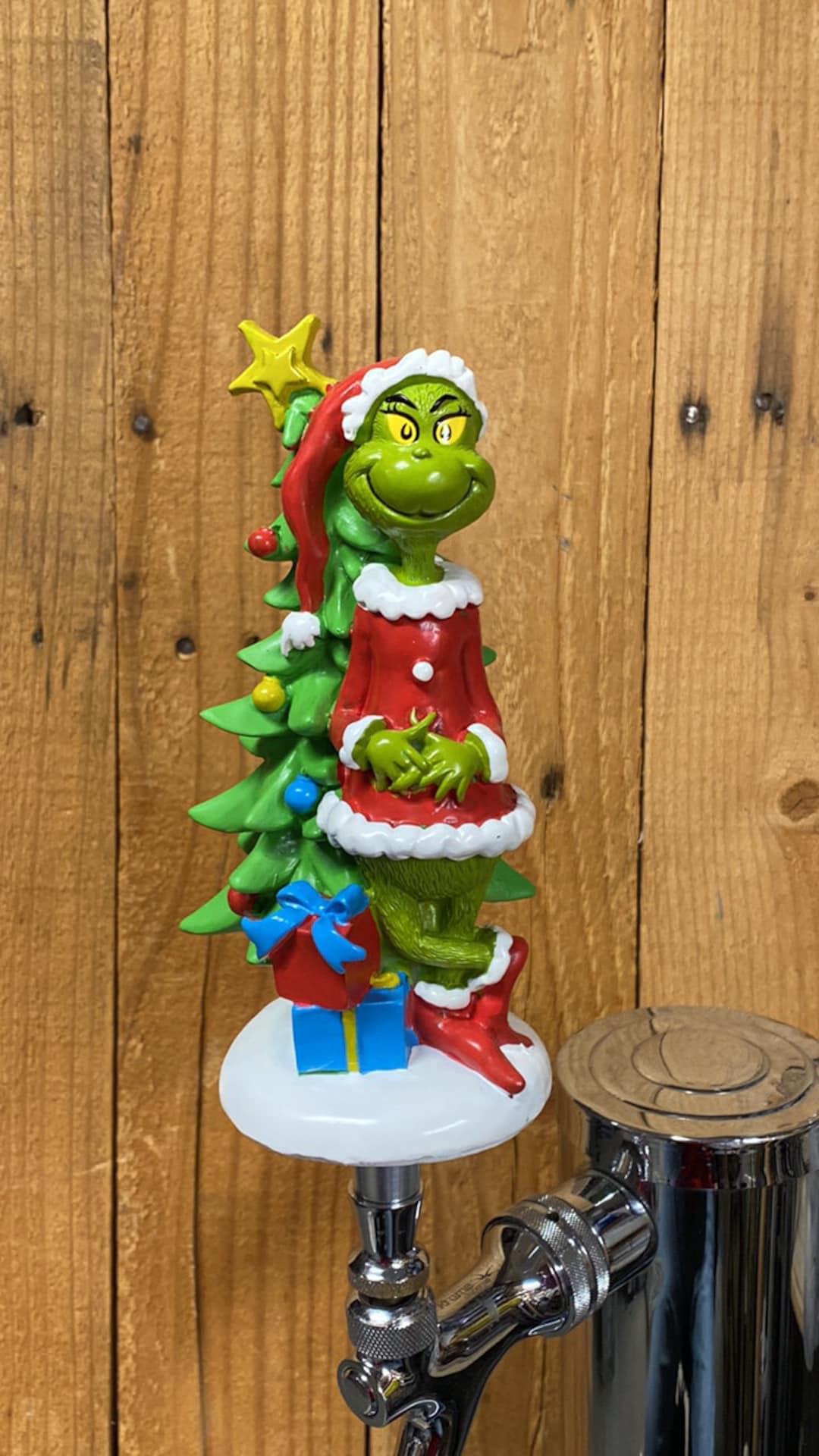 The Grinch Beer Keg Tap Handle From How the Grinch Stole Christmas - Etsy