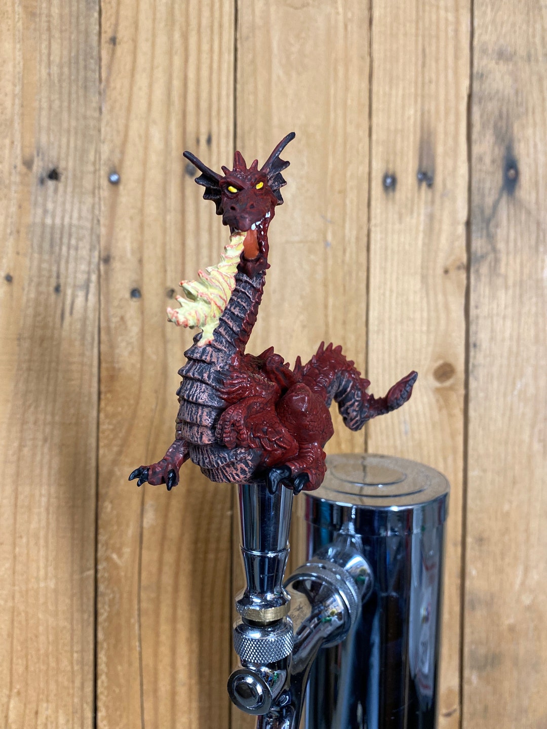 Red Dragon Beer Tap Handle - Etsy