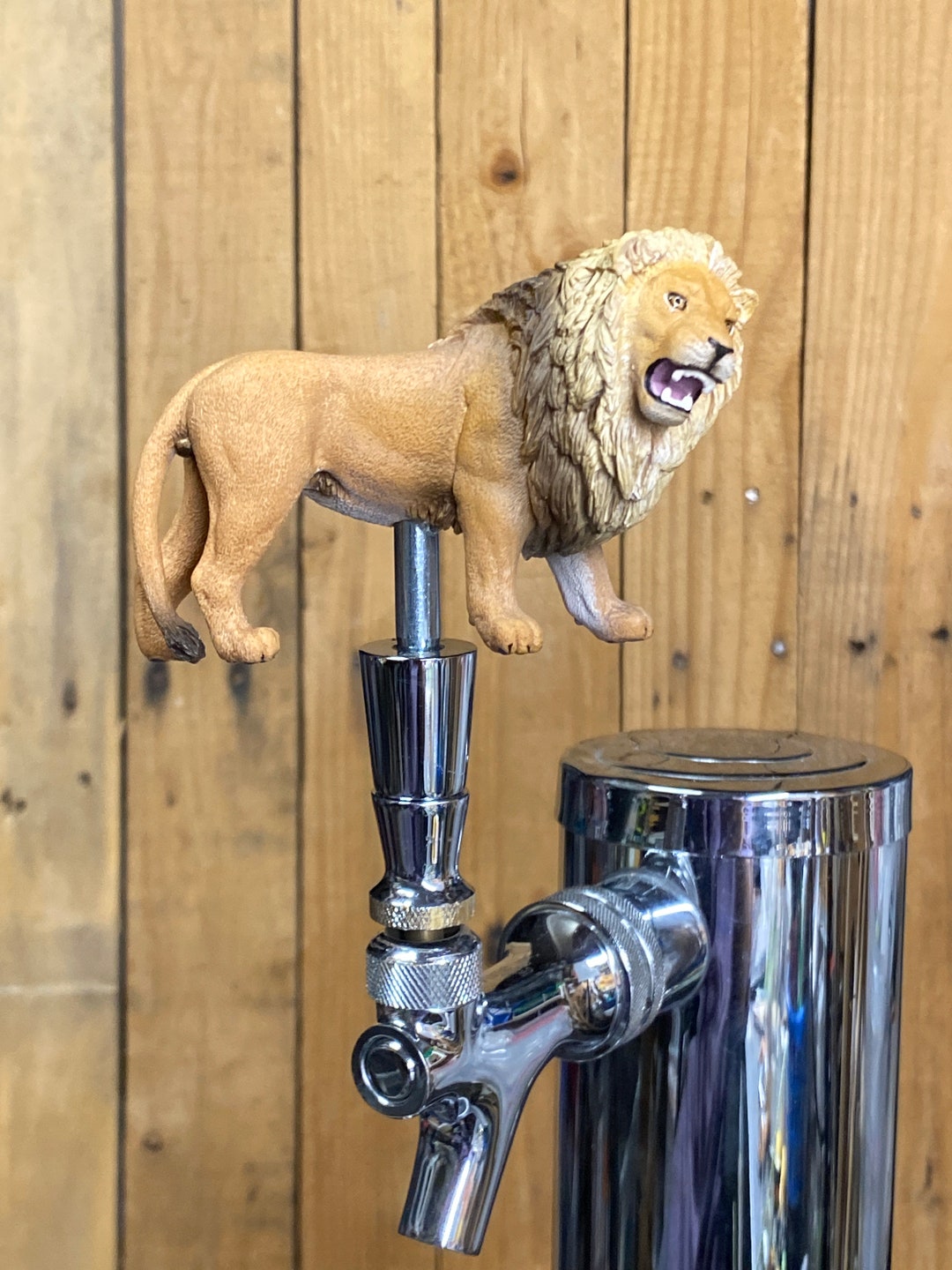 Lion Mini Beer Tap Handle for Draft Keg Kegerator - Etsy
