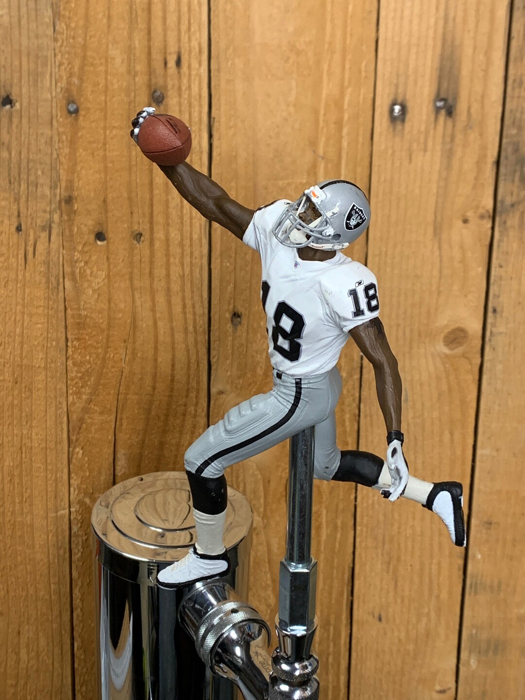 Oakland Raiders Tap Handle for Beer Keg Kegerator NFL Football Randy ...