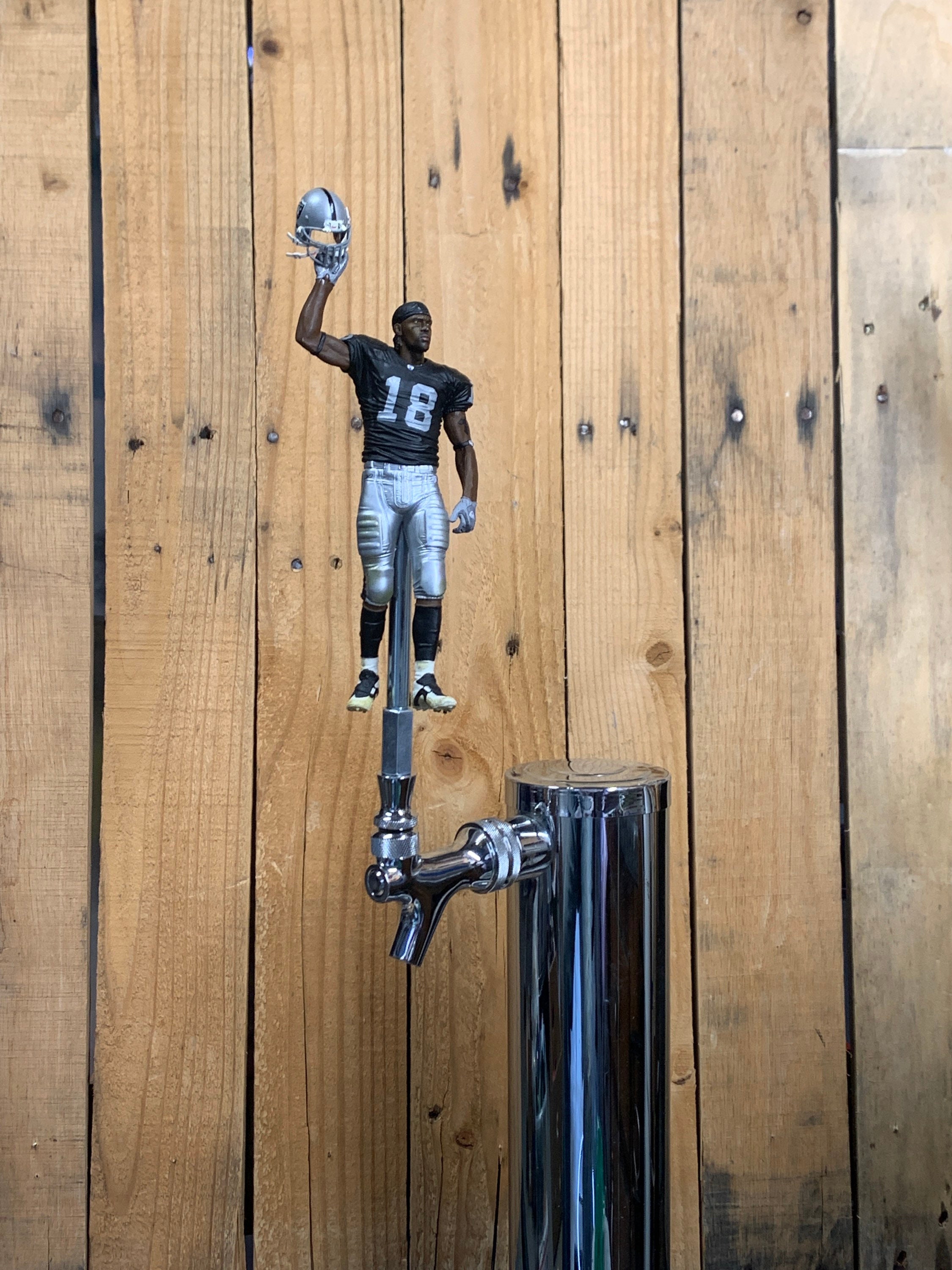 Oakland Raiders Tap Handle for Beer Keg Kegerator NFL Football | Etsy