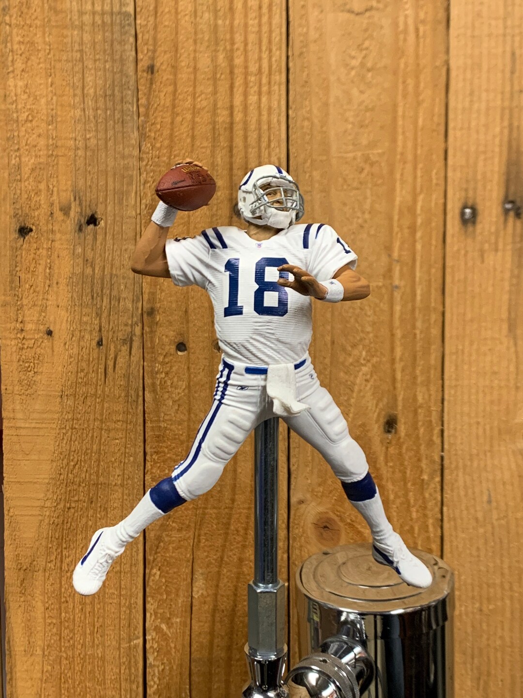 Indianapolis Colts Beer Keg Tap Handle NFL Football Peyton Manning ...