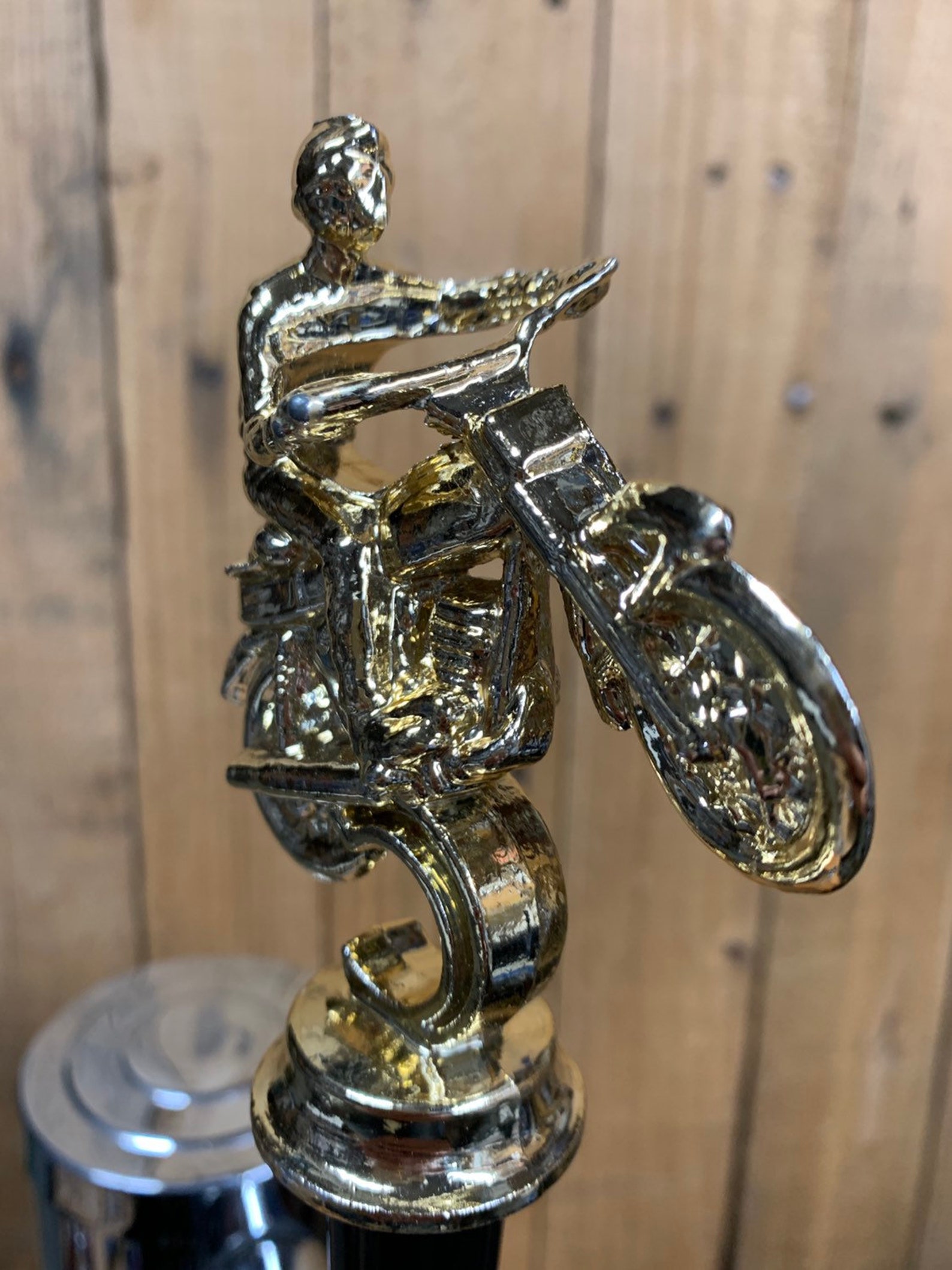 Motorcycle Trophy Tap Handle for Beer Kegerator Gold Metal | Etsy