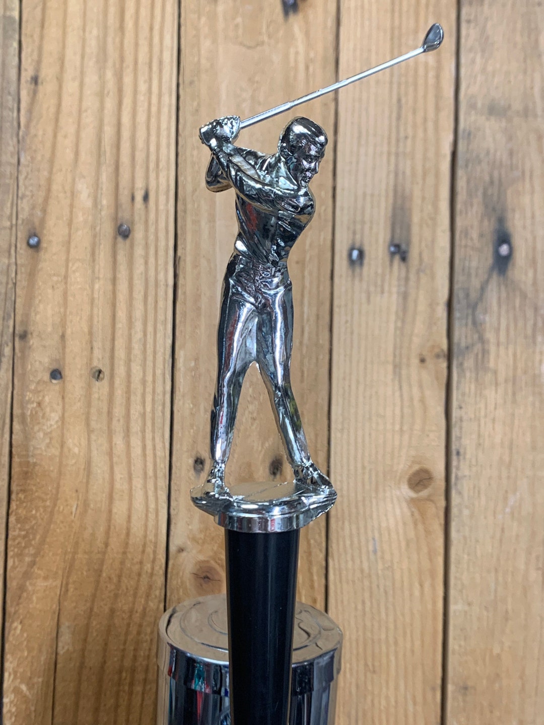 Golf Trophy Tap Handle for Beer Keg Kegerator Vintage Mens Silver Metal ...