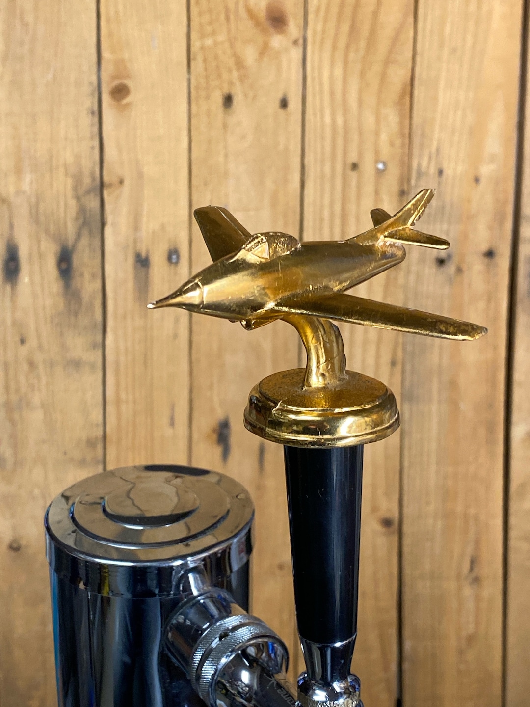 Top Gun Beer Tap Handle Vintage Metal Jet Fighter Airplane Plane Pilot ...