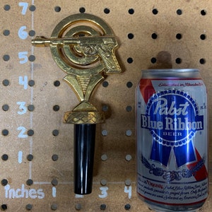 Pistol Shooting Trophy Tap Handle for Beer Kegerator - Etsy
