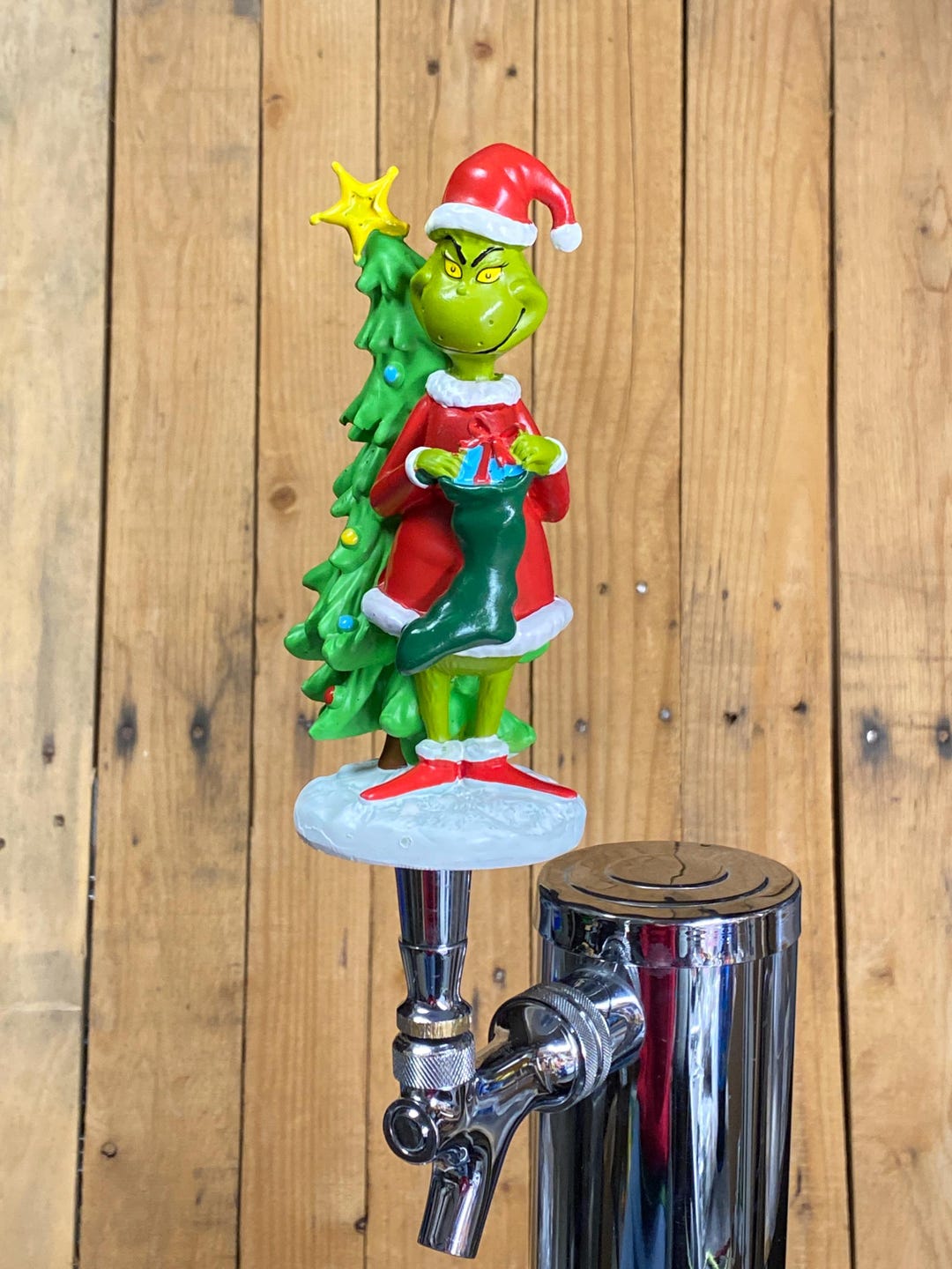 The Grinch Beer Keg Tap Handle From How the Grinch Stole Christmas - Etsy