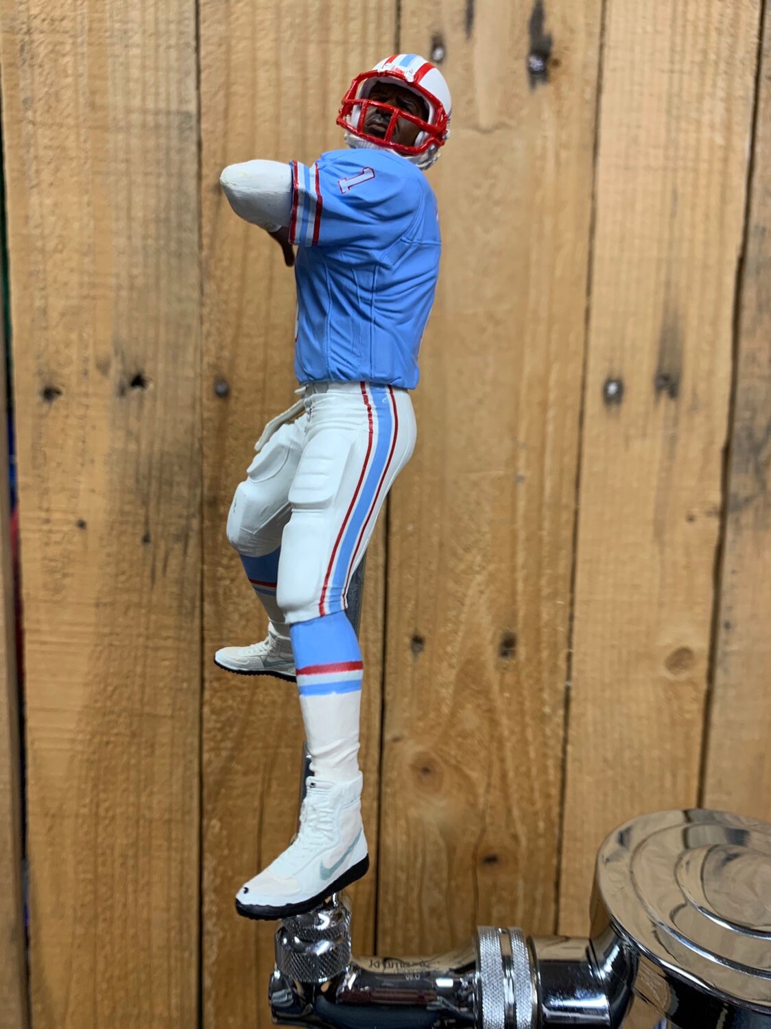 Houston Oilers Beer Keg Tap Handle NFL Warren Moon Retro | Etsy