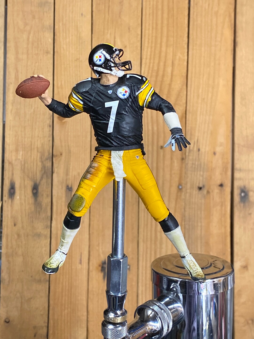 Pittsburgh Steelers Tap Handle for Beer Keg Kegerator NFL Football Ben ...