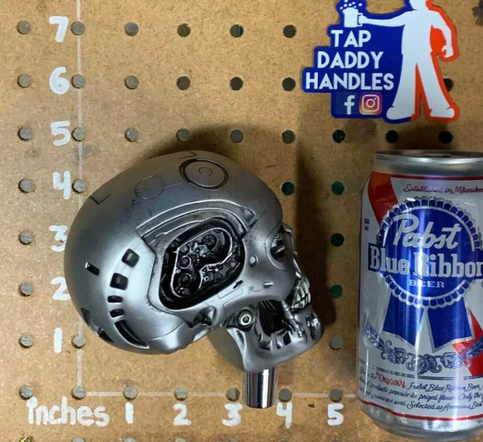 The Terminator Beer Keg Tap Handle | Etsy
