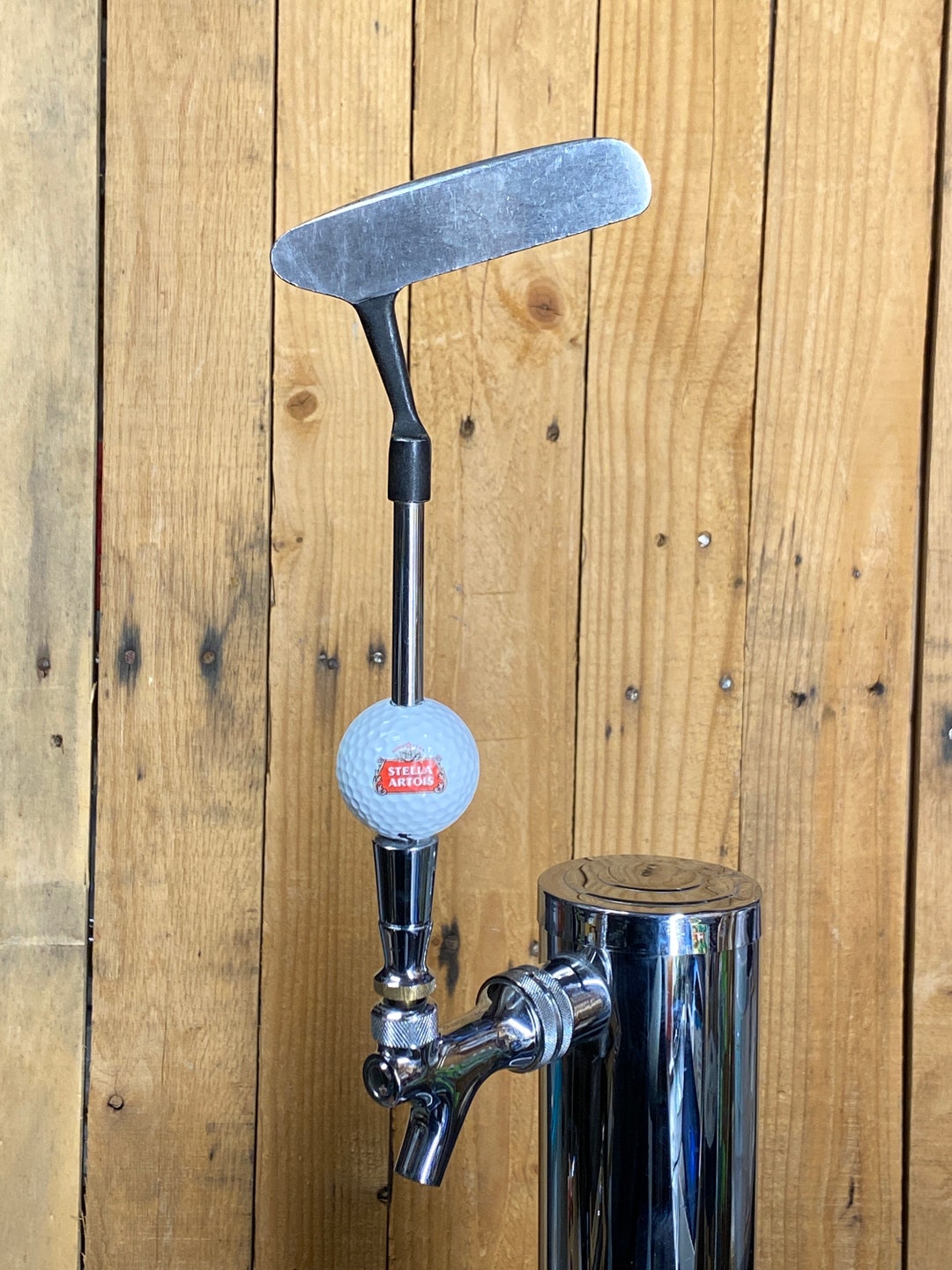 Stella Artois Beer Tap Handle Vintage Putter Golf Club and Ball - Etsy