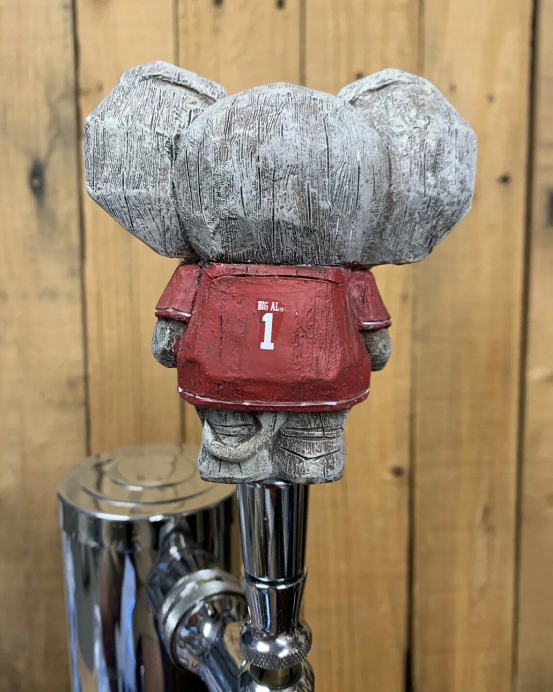 Alabama Crimson Tide Beer Keg Tap Handle Mascot Big Al - Etsy