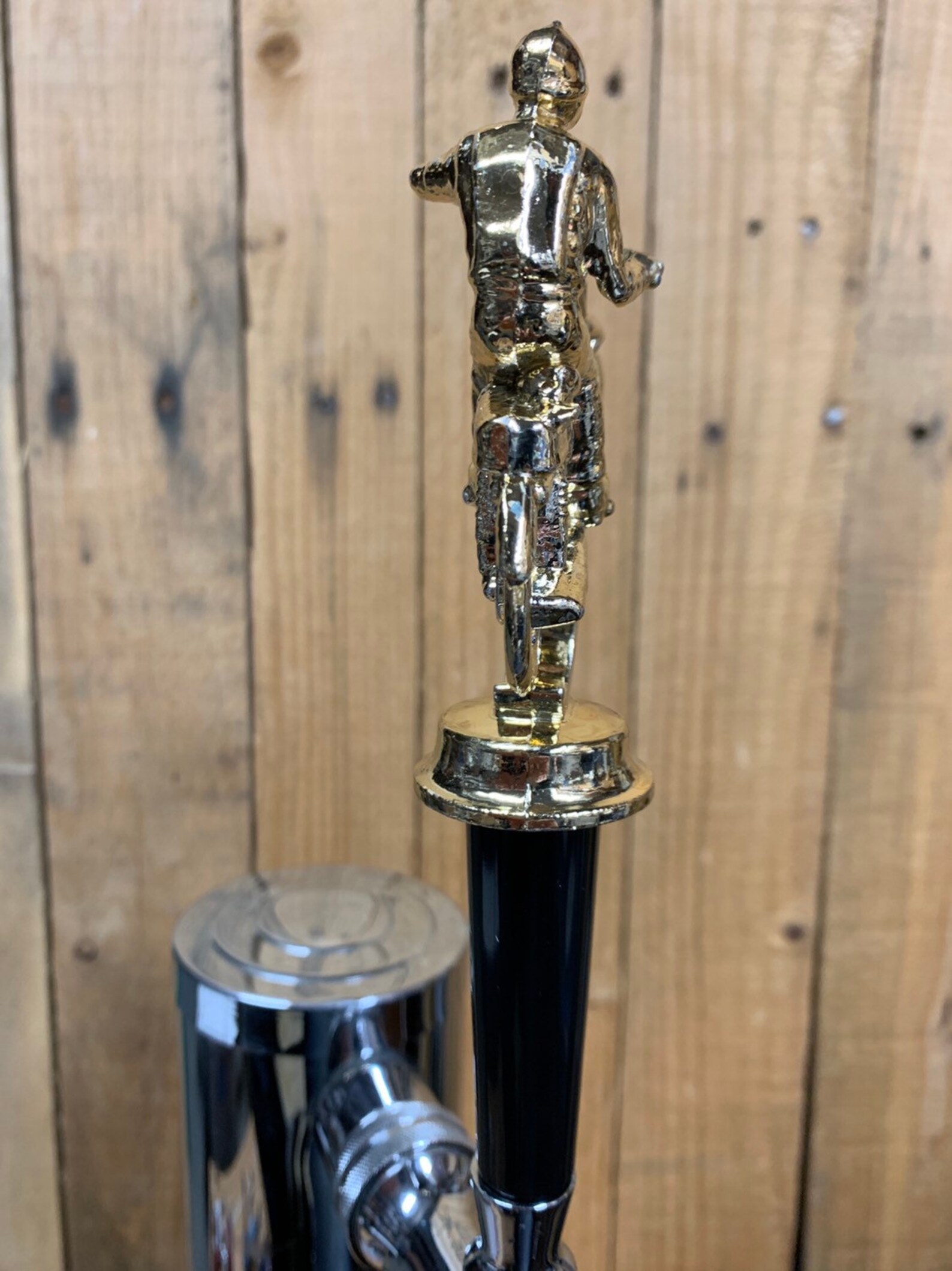 Motorcycle Trophy Tap Handle for Beer Kegerator Gold Metal | Etsy