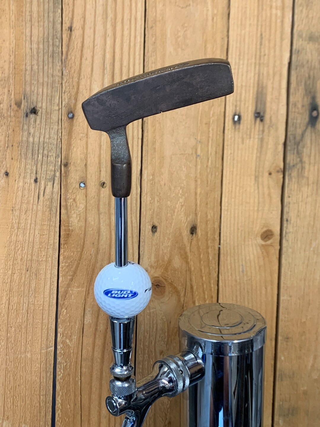 Bud Light Golf Putter Beer Tap Handle: Upcycled Kegerator Tapper - Etsy