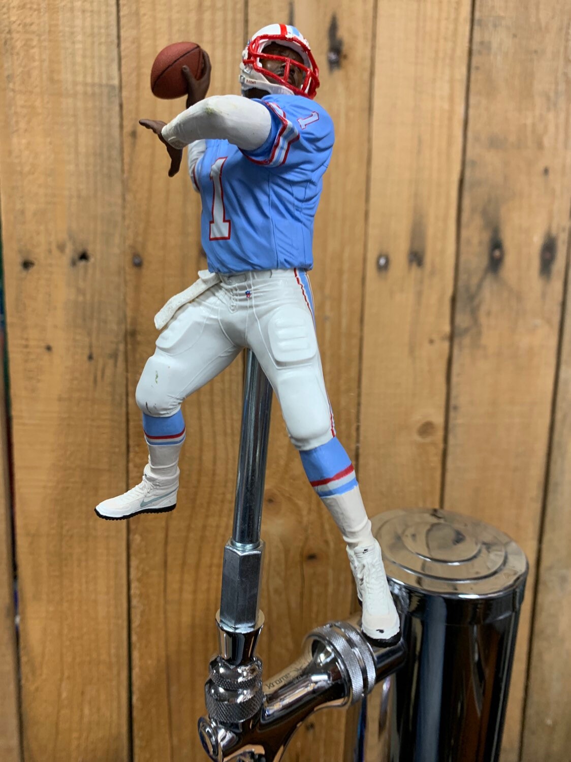 Houston Oilers Beer Keg Tap Handle NFL Warren Moon Retro | Etsy