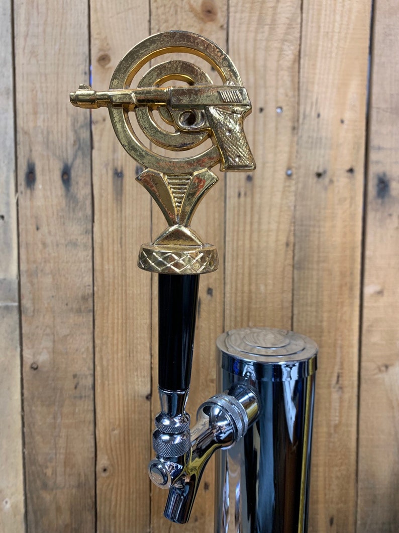 Pistol Shooting Trophy Tap Handle for Beer Kegerator | Etsy