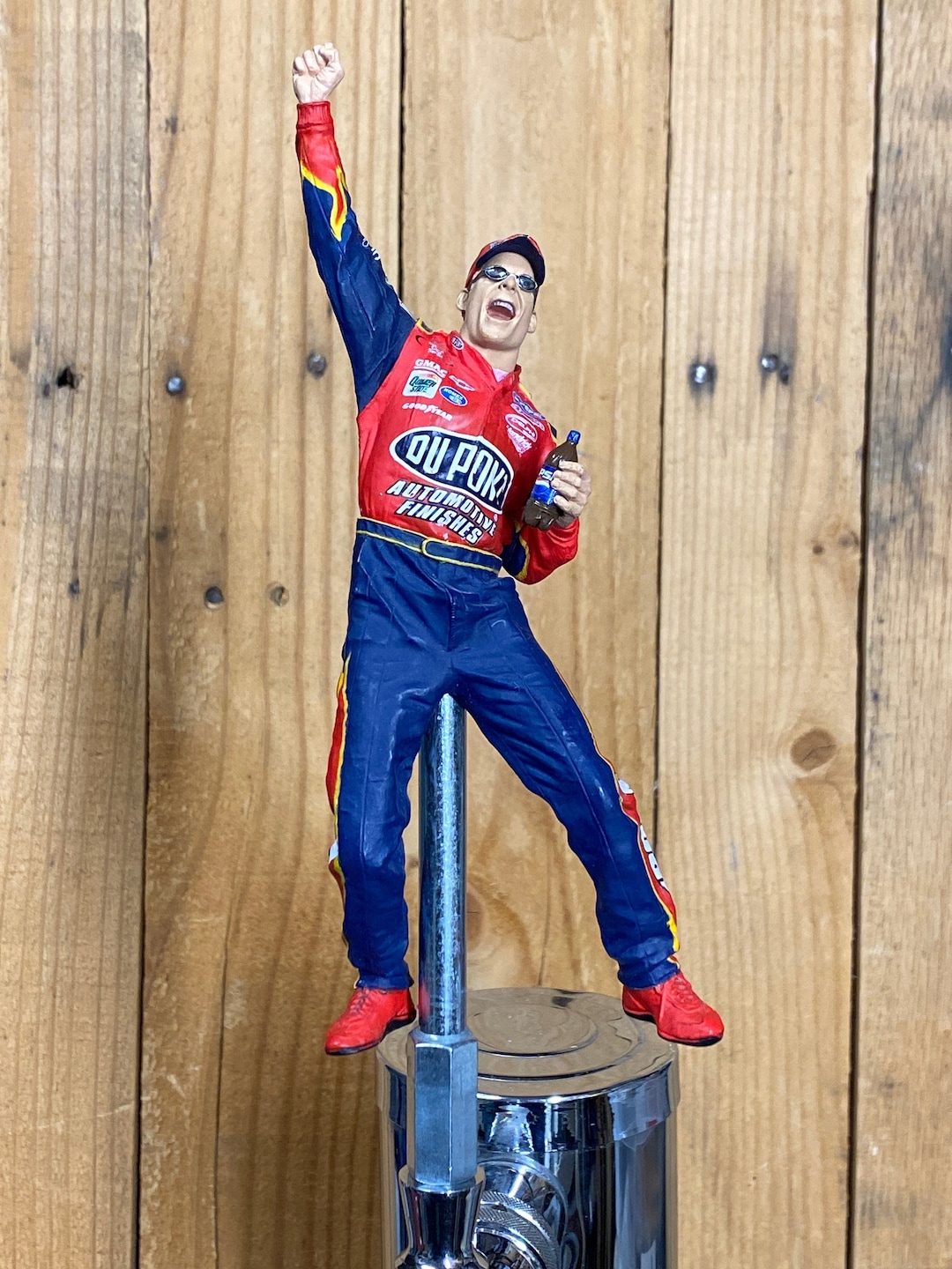 Jeff Gordon NASCAR Beer Keg Tap Handle Dupont Pepsi - Etsy Finland