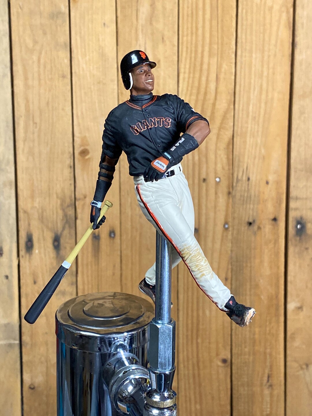 San Francisco Giants Beer Tap Handle Barry Bonds Upcycled Kegerator ...