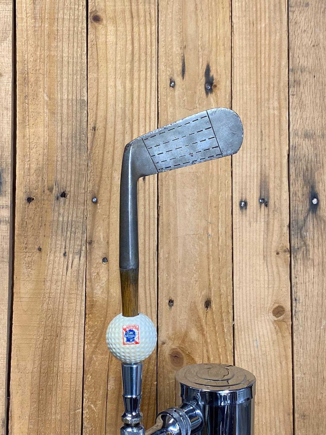 Pabst Blue Ribbon Tap Handle for Beer Keg Kegerator Antique Wood Shaft ...