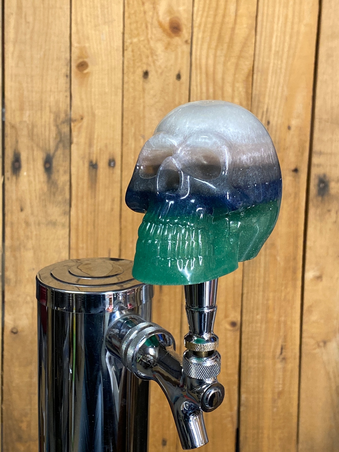 Skull Beer Tap Handle - Etsy