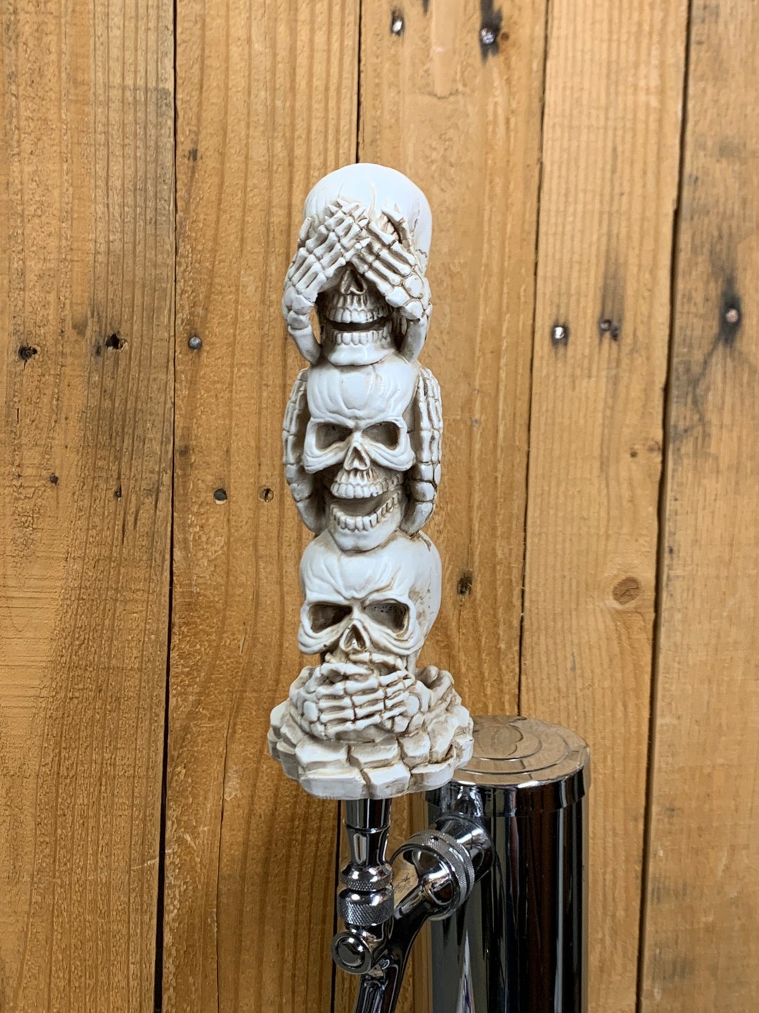 Stack of Skulls Beer Tap Handle - Etsy