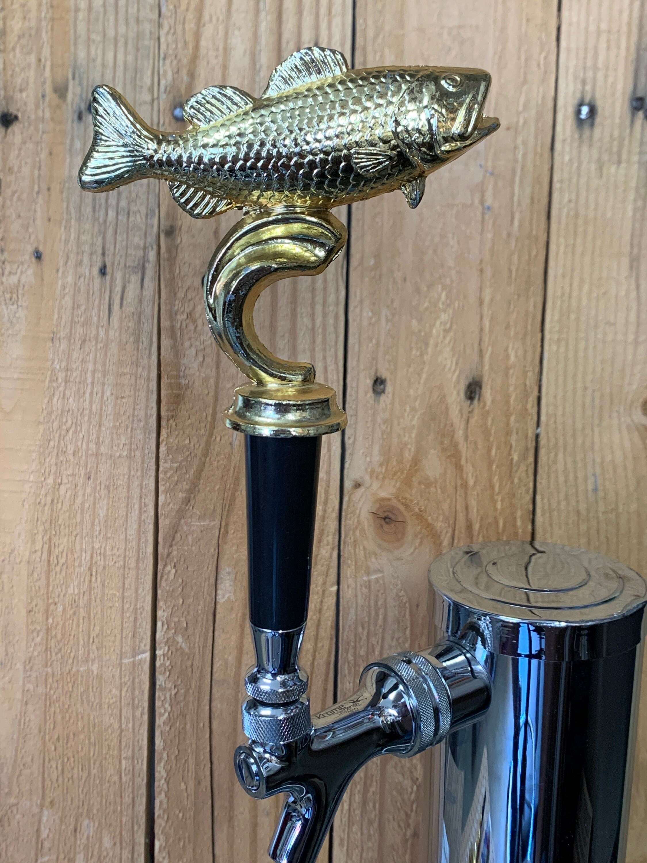 Bass Fishing Trophy Tap Handle for Beer Kegerator | Etsy