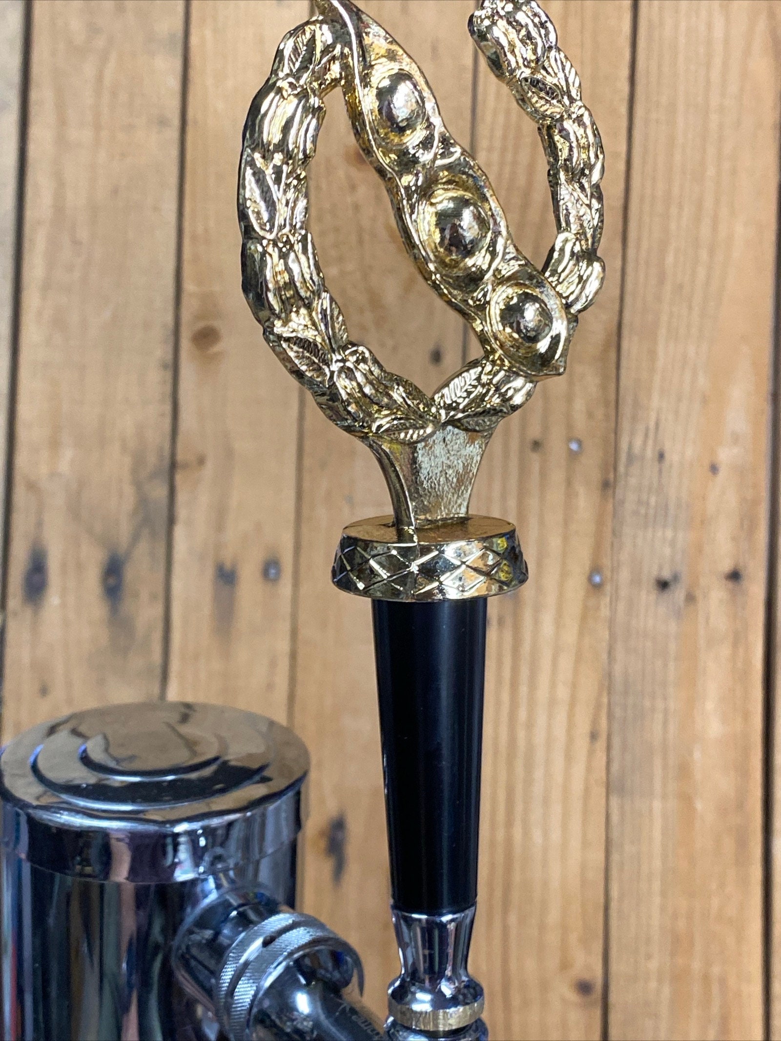 Sweet Peas Beer Tap Handle Vintage Metal Trophy - Etsy