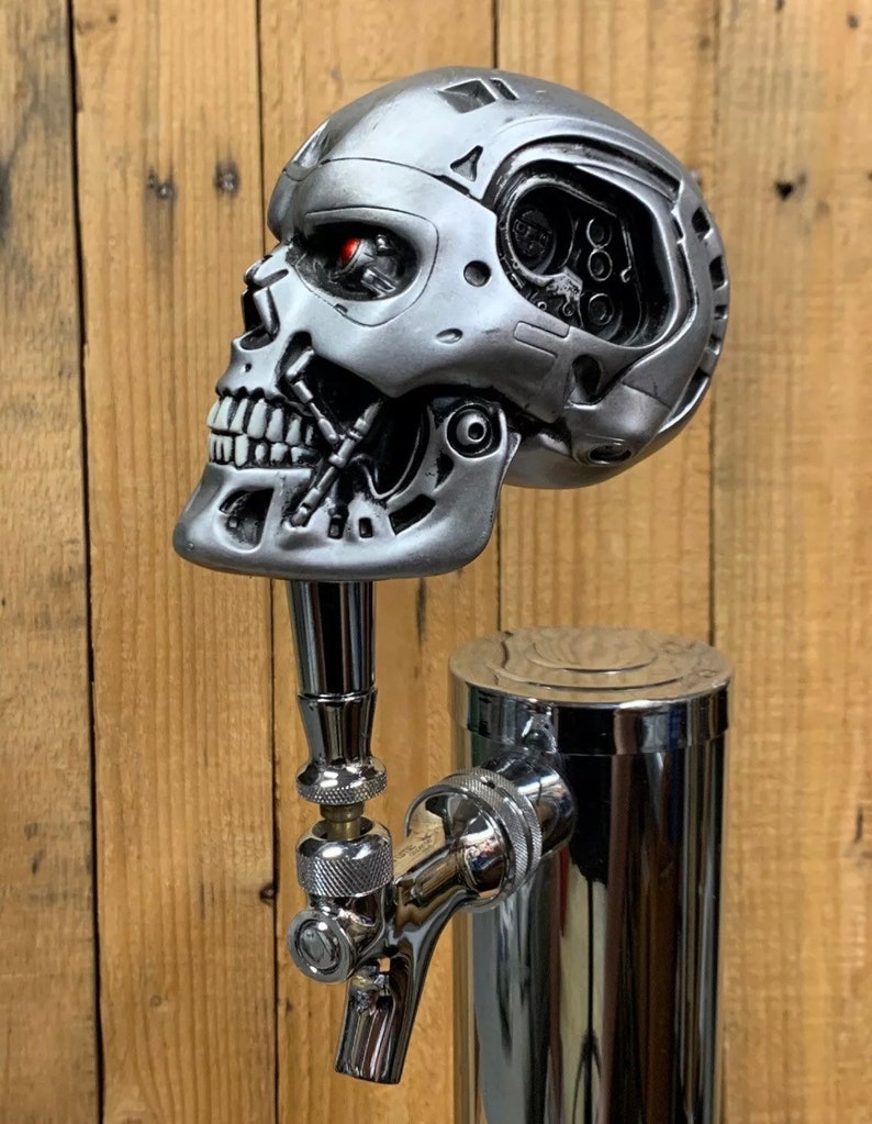 The Terminator Beer Keg Tap Handle | Etsy