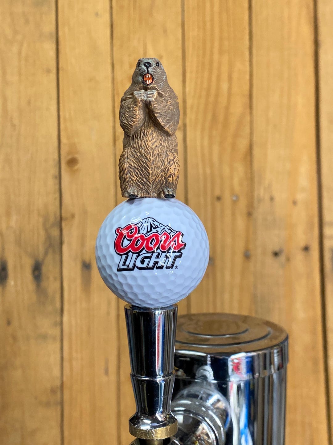 Coors Light Golf Mini Beer Tap Handle 4.5 Inch for Draft Keg Kegerator ...
