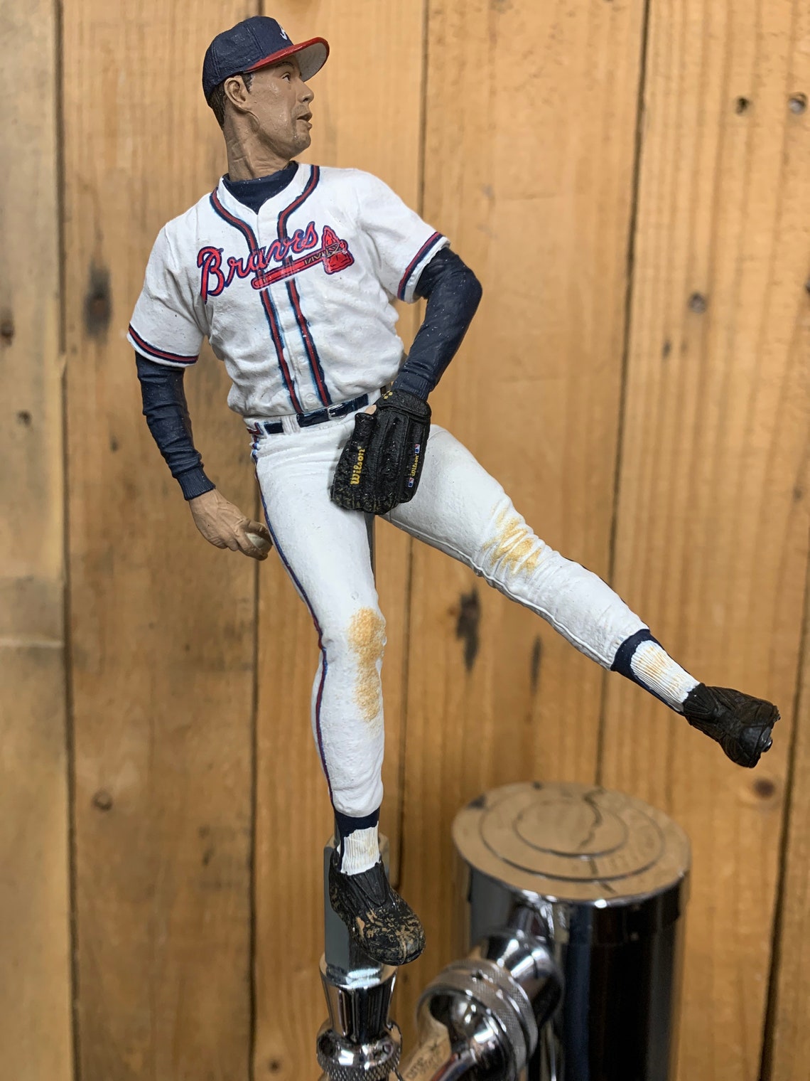 Atlanta Braves Baseball Beer Keg Tap Handle MLB Greg Maddux - Etsy