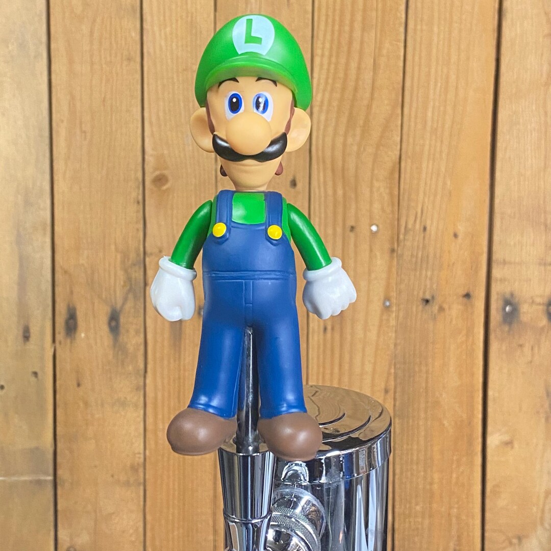 Super Mario Bros Beer Tap Handle Luigi - Etsy